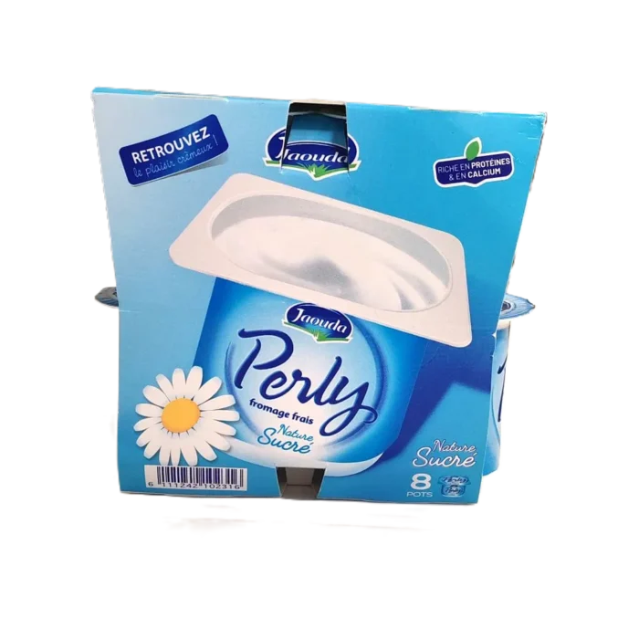 Fromage frais sucré 8×80 – PERLY – Goffa