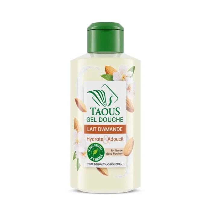 Gel douche au lait d’amande 250ml – TAOUS – Goffa
