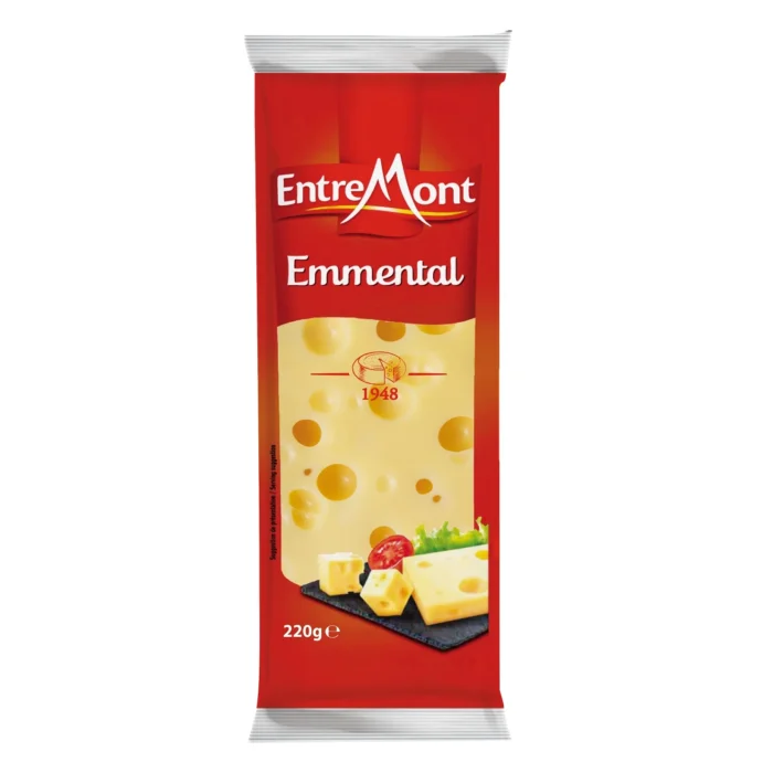 Fromage Emmental portion 220g – ENTREMONT – Goffa