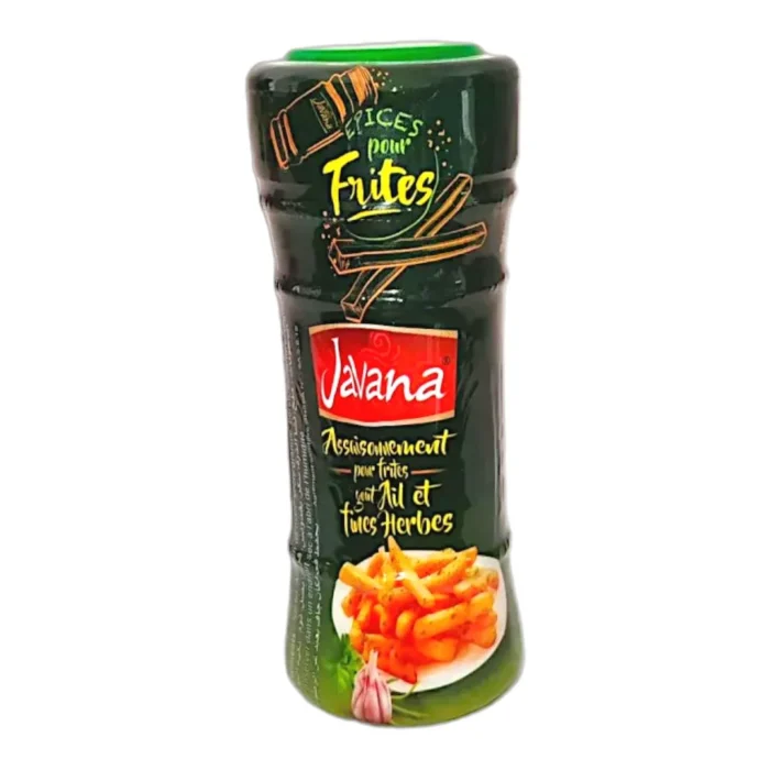 Assaisonnement pour frites goût ail et fines herbes 60g – JAVANA – Goffa